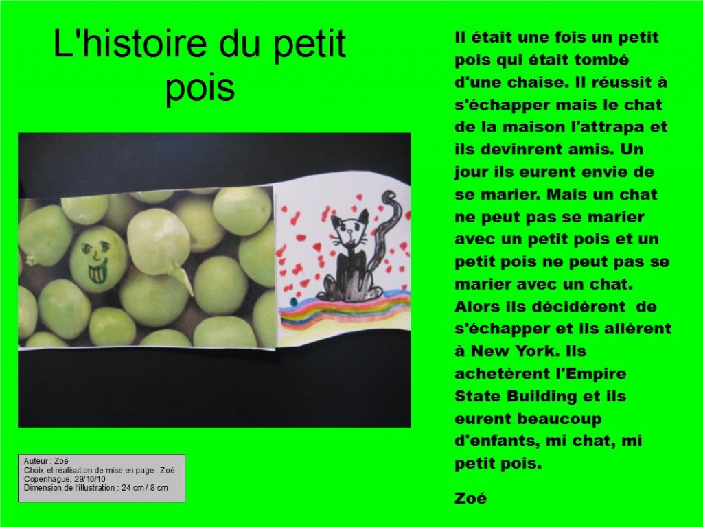 Pagette / L’histoire du petit pois – Den dansk-franske Skoles Blog